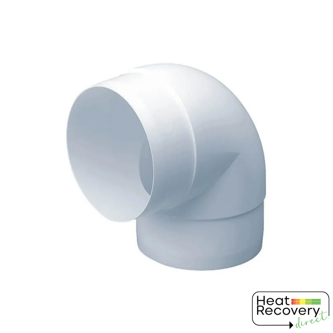 PVC 150mm 90° bend - Heat Recovery Direct